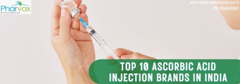 Top 10 Ascorbic Acid Injection brands in India - Pharvax